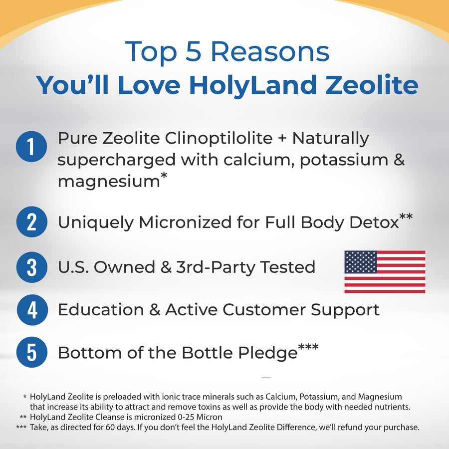 HolyLand Zeolite Cleanse™ Bonus Pack – Healthy By Nature