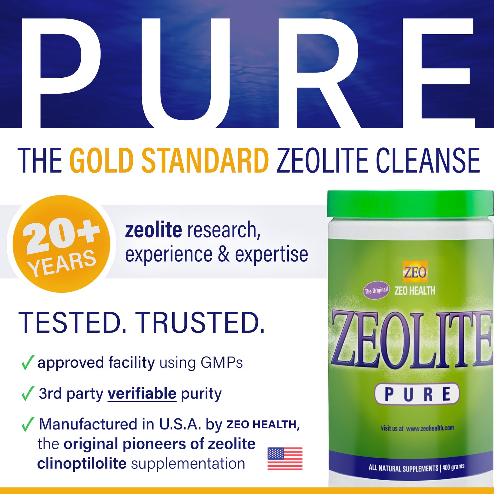 Zeolite Pure Powder - #1 Best Selling Zeolite Powder with 94% Verifiab ...